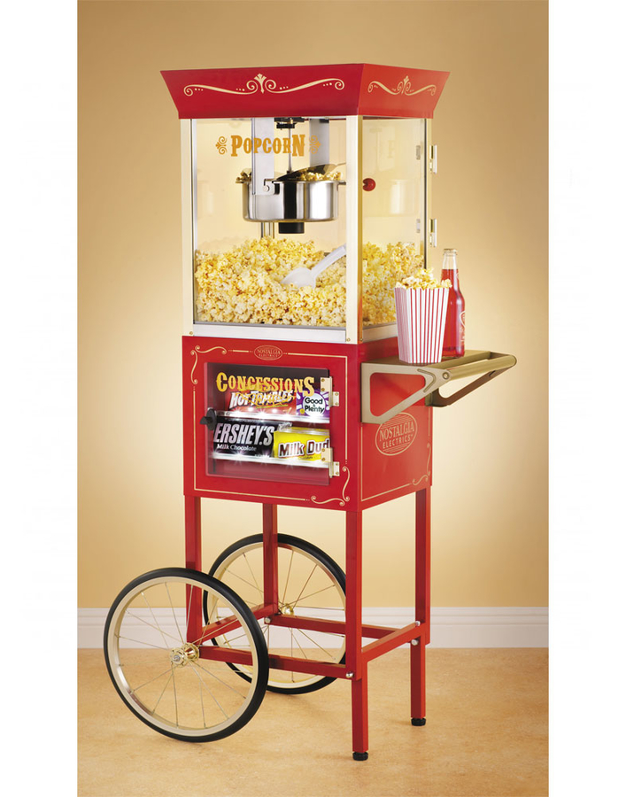Vintage Collection 59″ Popcorn & Concession Cart – Smart